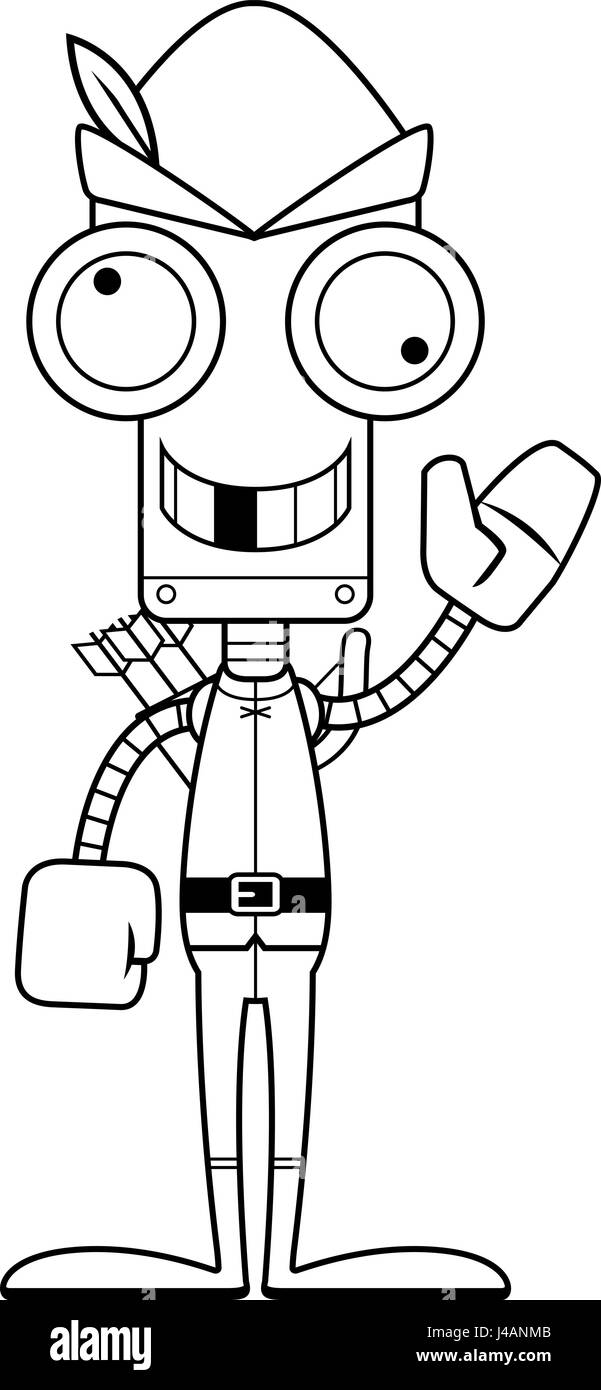 A cartoon Robin Hood robot looking silly Stock Vector Image & Art - Alamy