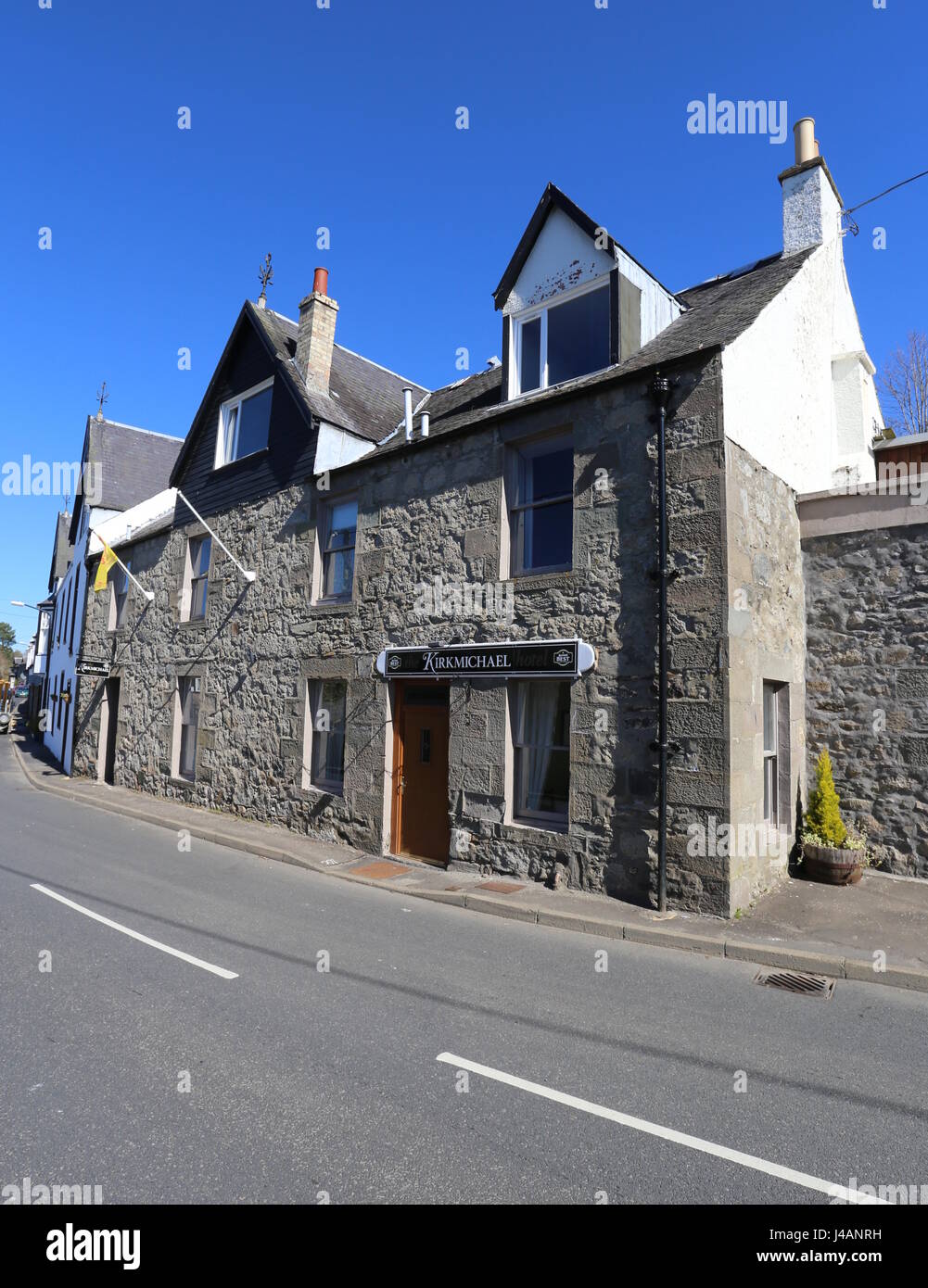 Exterior of Kirkmichael hotel Scotland May 2017 Stock Photo - Alamy