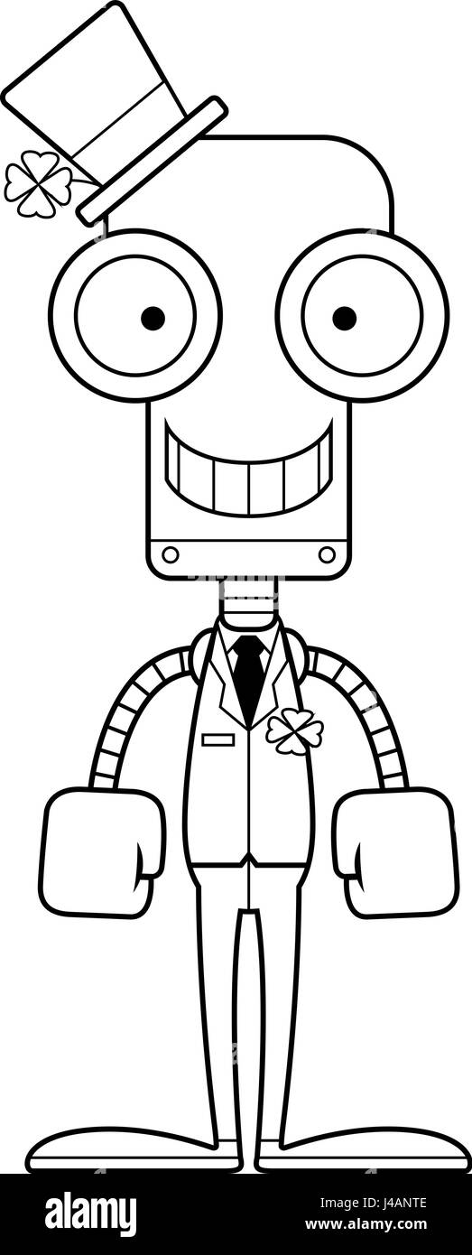 A cartoon Irish robot smiling Stock Vector Image & Art - Alamy