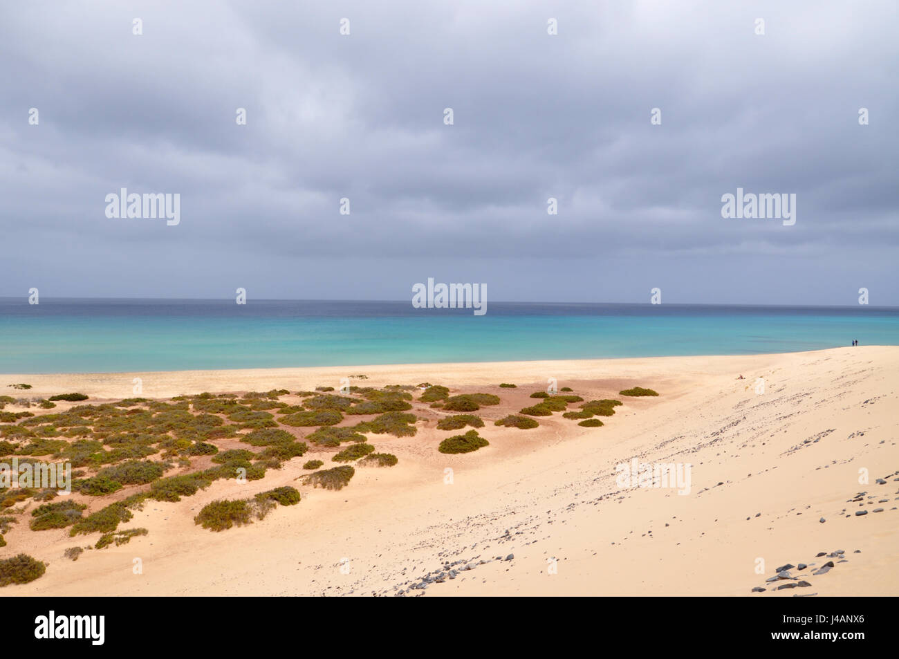 Sotavento beach view on Fuerteventura Canary island in Spain - the ...