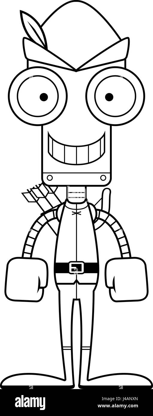 A cartoon Robin Hood robot smiling Stock Vector Image & Art - Alamy