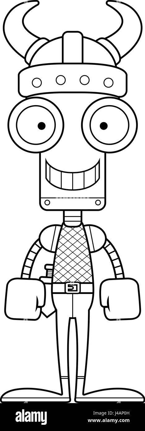 A cartoon Viking robot smiling Stock Vector Image & Art - Alamy