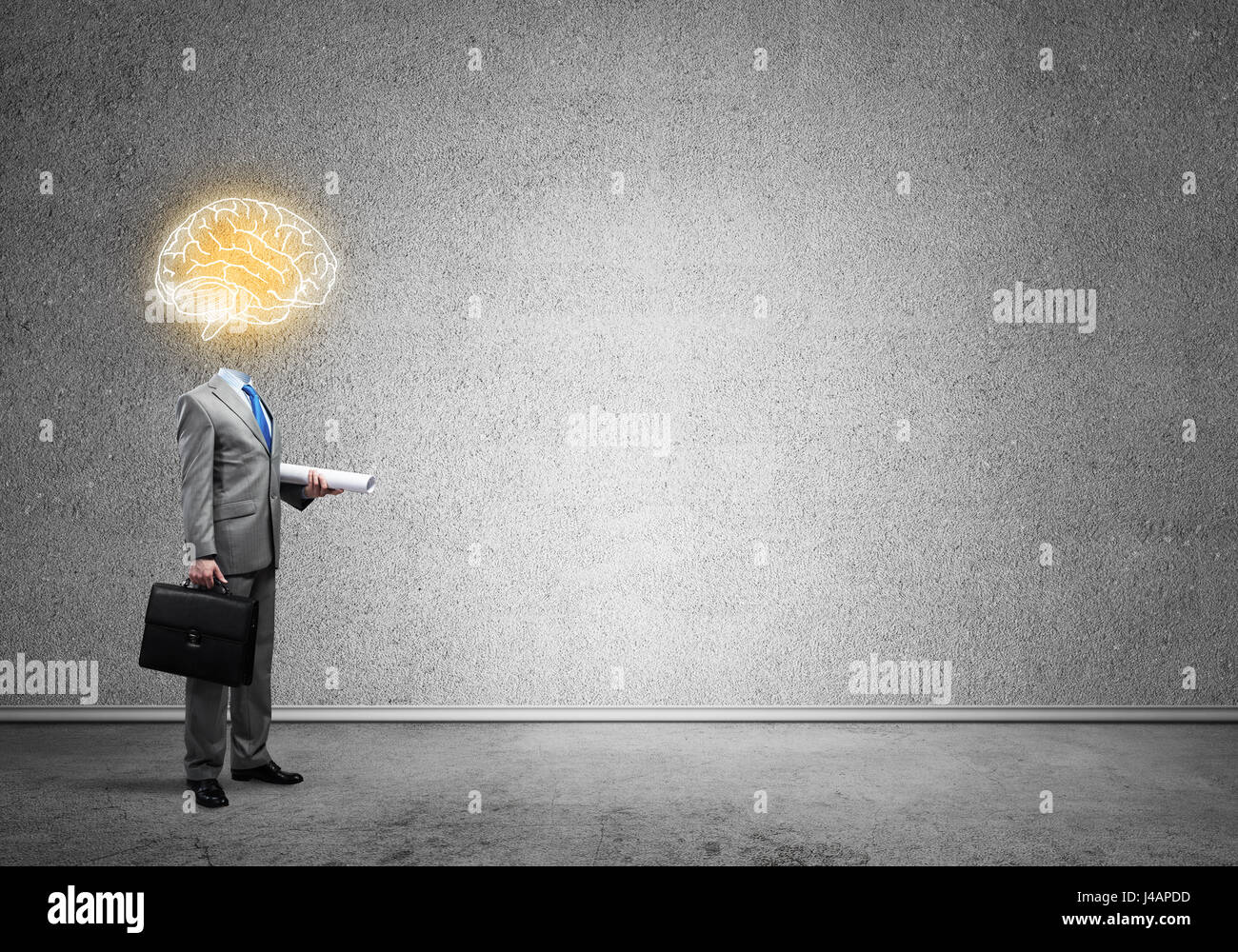 Man of great mind Stock Photo - Alamy