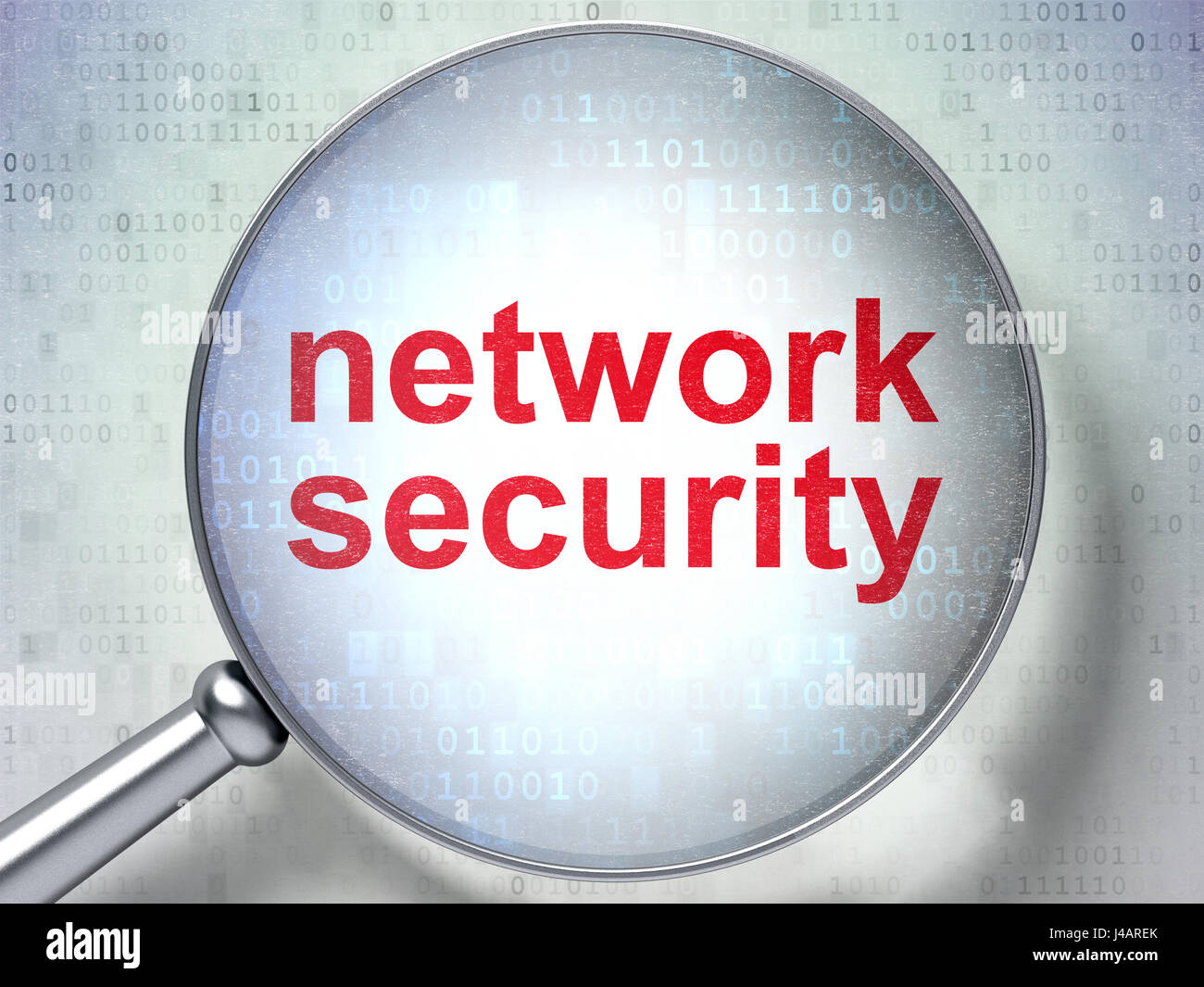 Security concept: Network Security with optical glass Stock Photo - Alamy