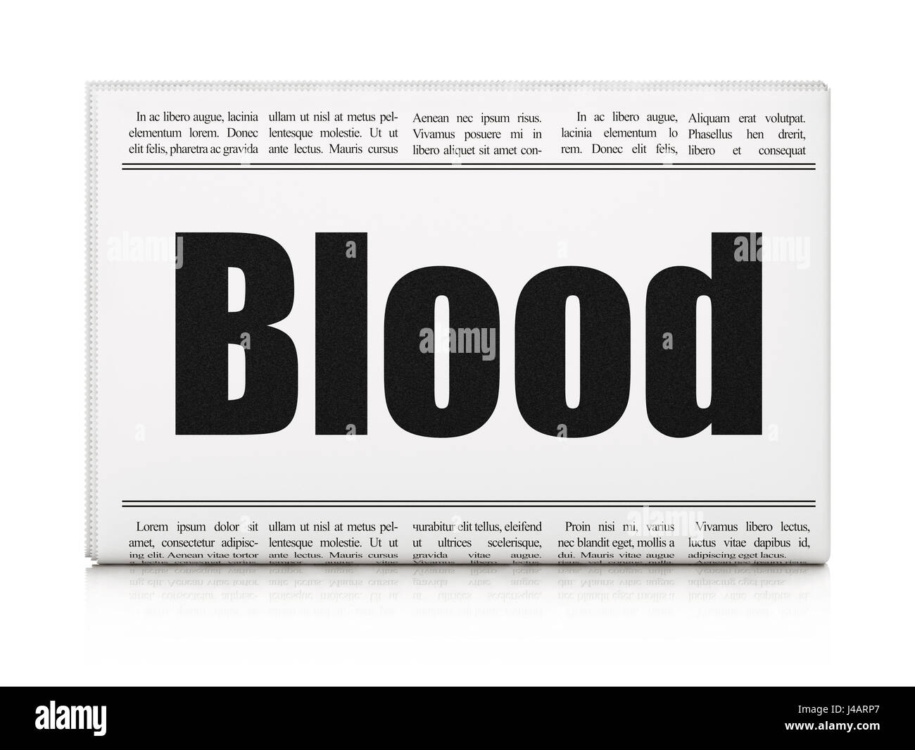 Healthcare concept: newspaper headline Blood Stock Photo - Alamy Healthcare concept: newspaper headline Blood Stock Photo - Alamy