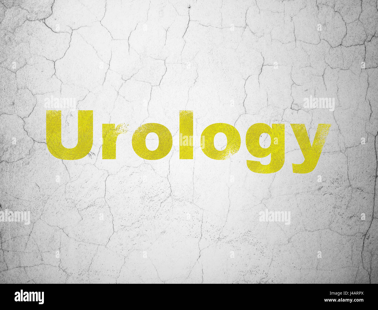 Healthcare concept: Urology on wall background Stock Photo - Alamy
