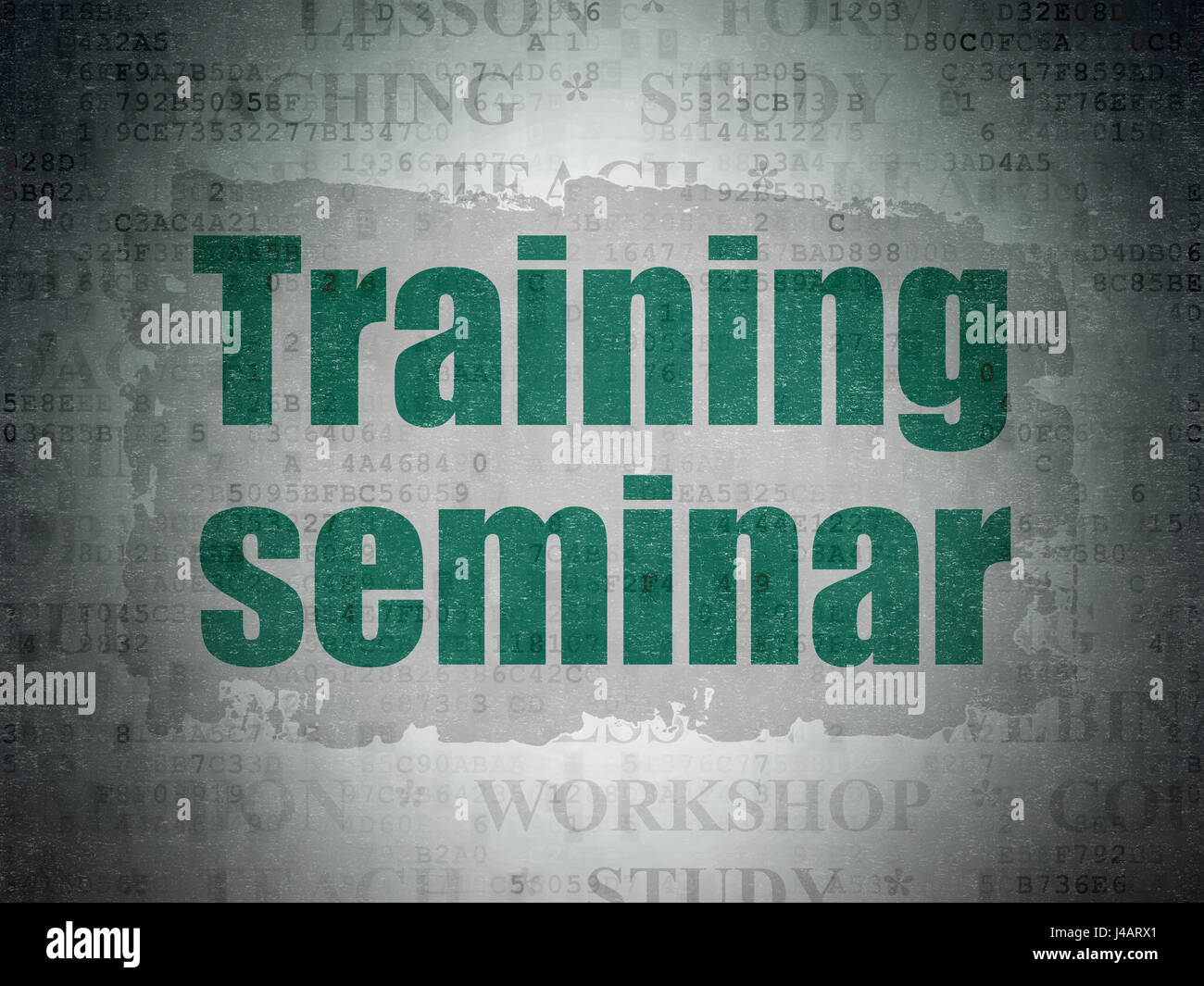 Studying concept: Training Seminar on Digital Data Paper background ...