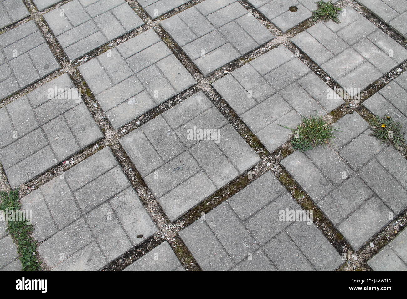 beautiful solid gray tiles from stone decoration for city streets Stock ...