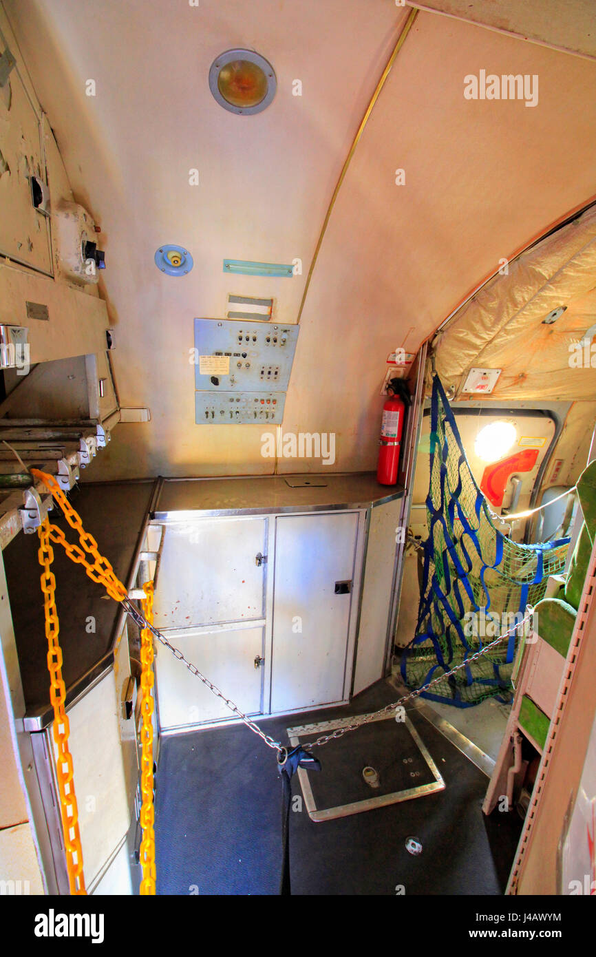 Passenger Cabin of Air Nippon YS-11 Stock Photo - Alamy