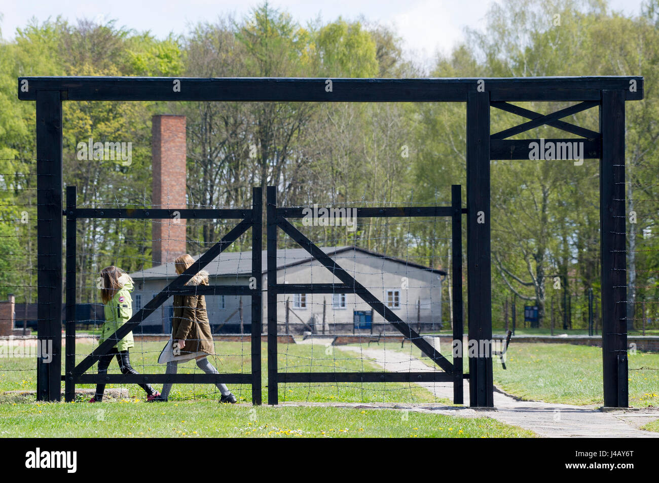 The Crematory in Nazi German concentration camp KL Stutthof in 72 ...