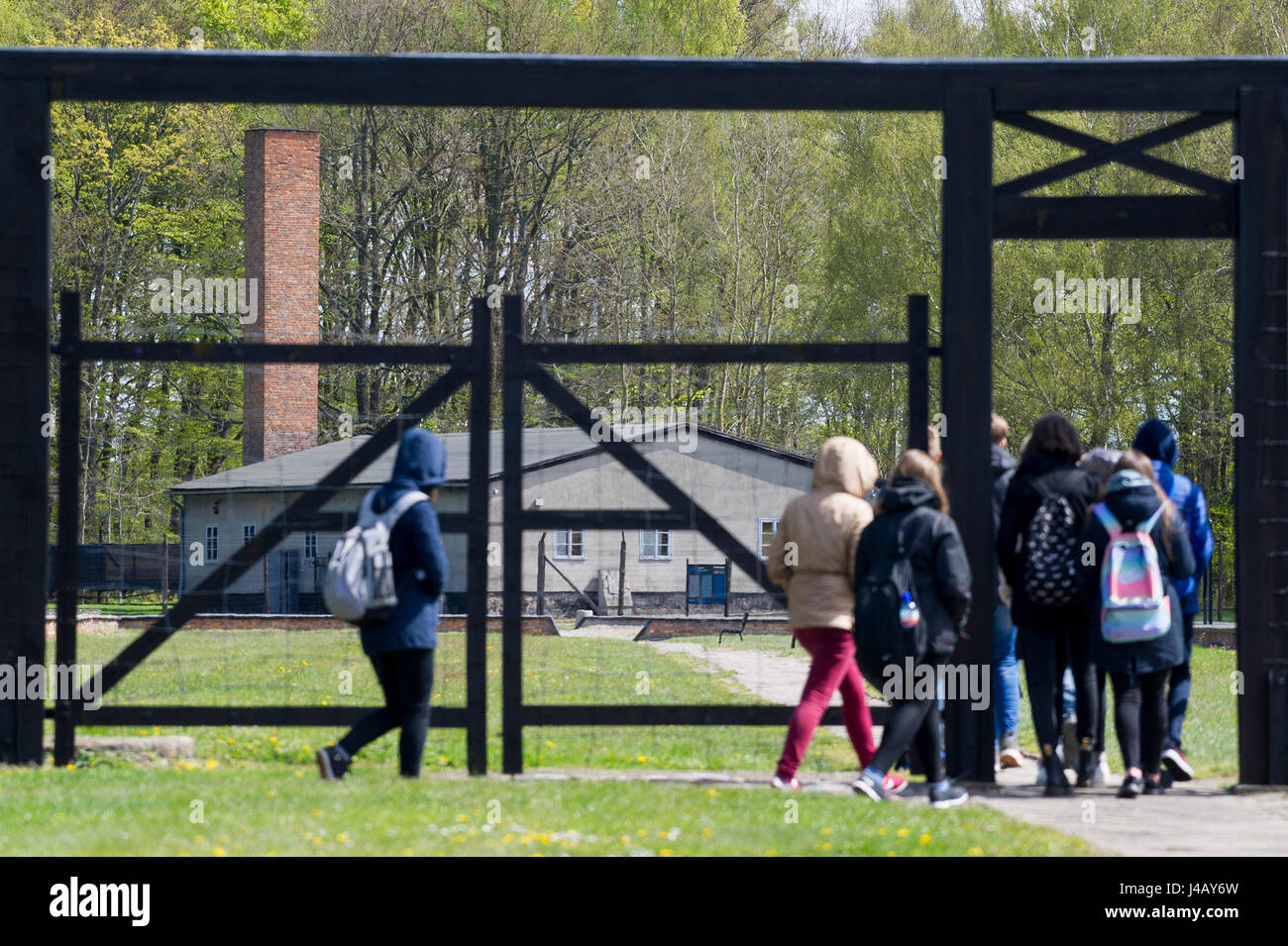 The Crematory in Nazi German concentration camp KL Stutthof in 72 ...