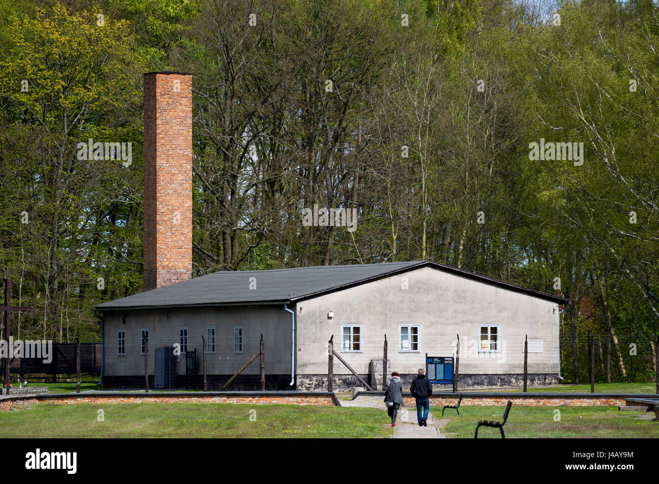 Crematorium chimney nazi concentration camp hi-res stock photography ...