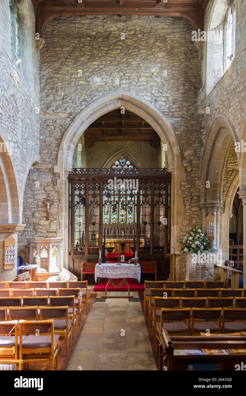 The church of St Mary Magdalene, Geddington, Kettering ...