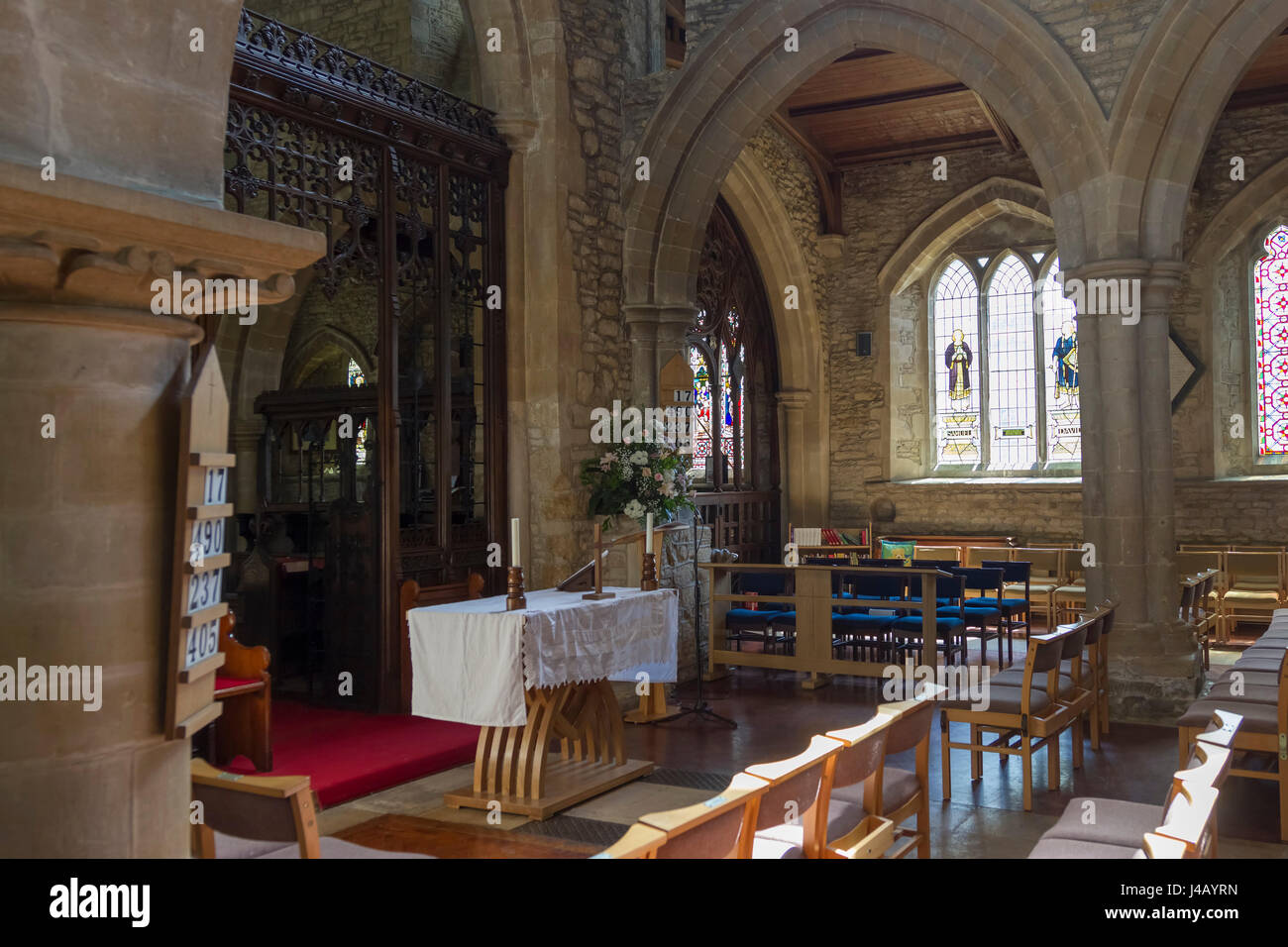 The church of St Mary Magdalene, Geddington, Kettering ...