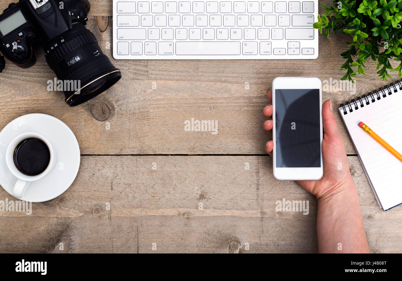 Desk mock up template hero header up hi-res stock photography and ...