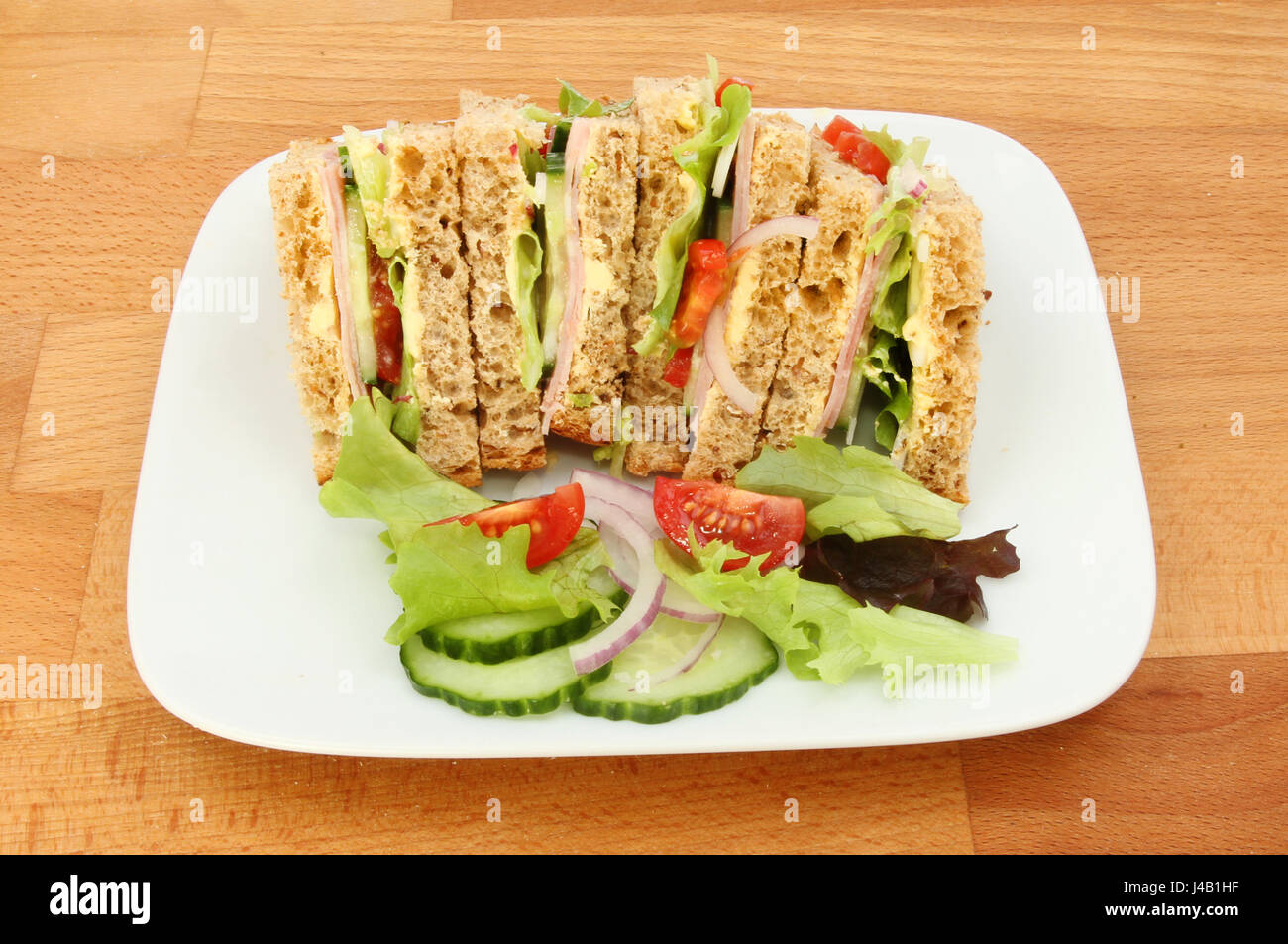 Wholemeal bread sandwiches hi-res stock photography and images - Alamy