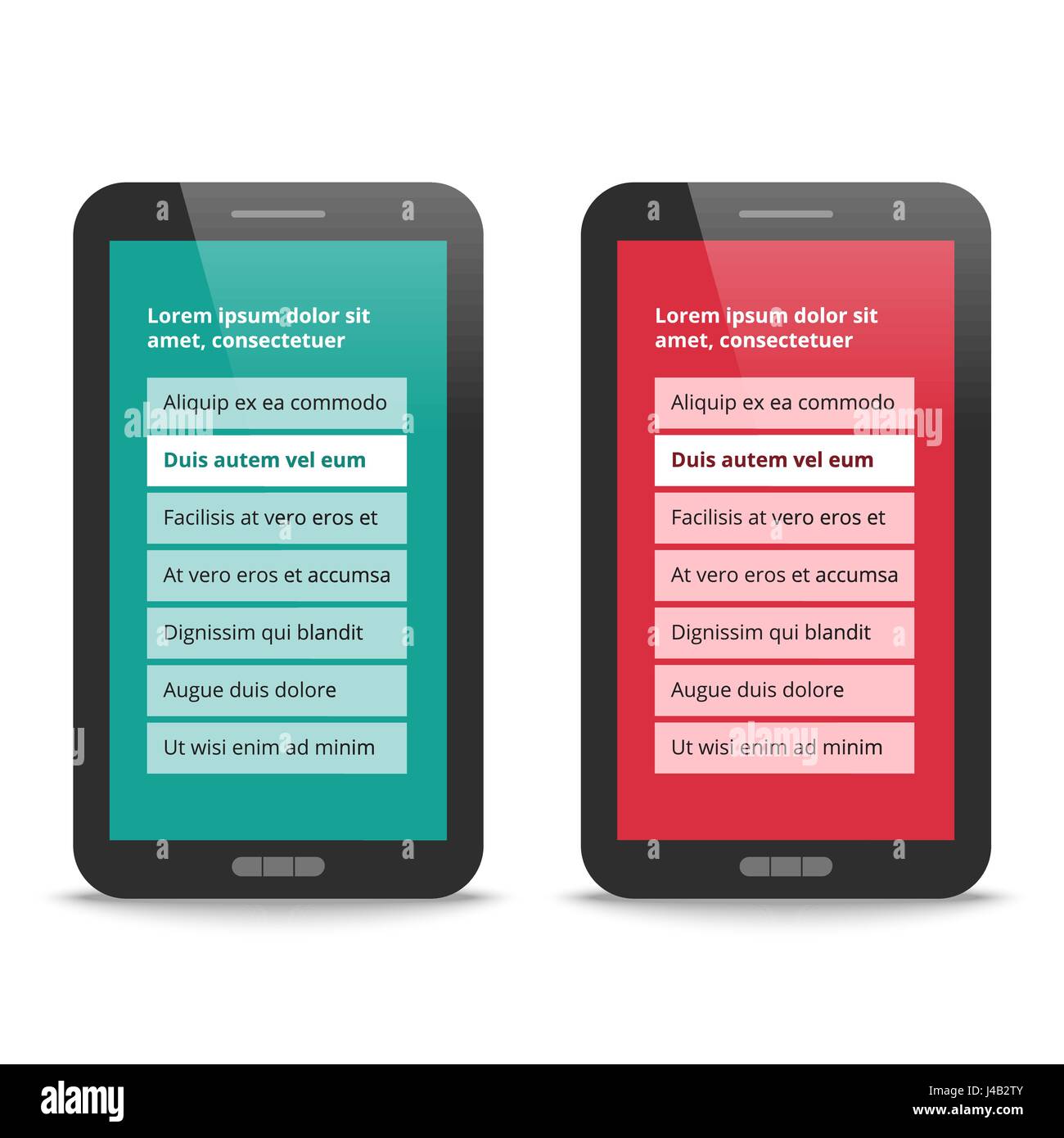 Modern User Interface design Stock Vector Image & Art - Alamy