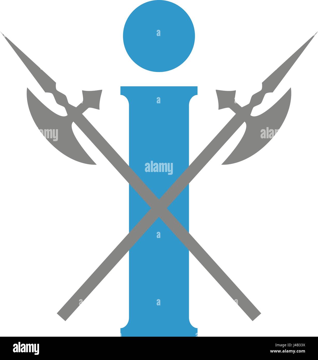 Creative I letter vector logo design. Info Protection Vector sign ...