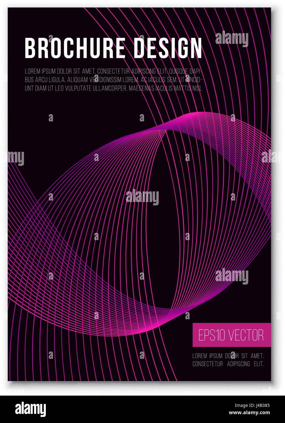 Cover Design Template in A4 size Stock Vector Image & Art - Alamy