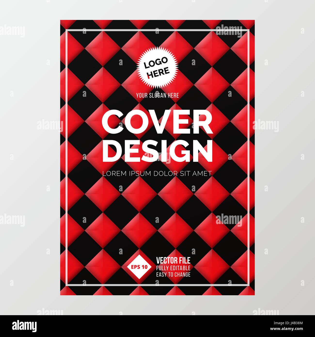 File Cover Design Vector