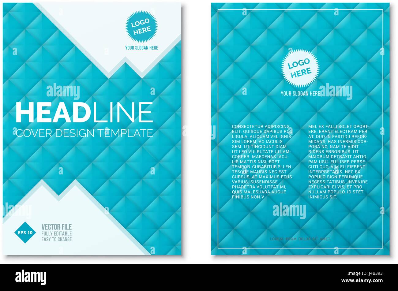 Cover Design Template in A4 size Stock Vector Image & Art - Alamy