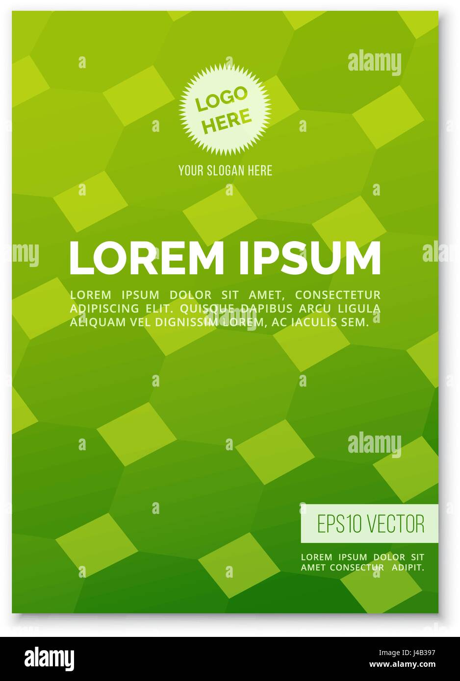 Cover Design Template in A4 size Stock Vector Image & Art - Alamy