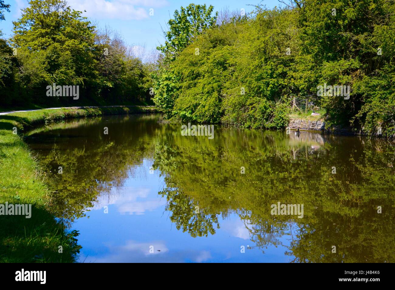 Leeds & Liverpool Canal near Skipton Stock Photo - Alamy