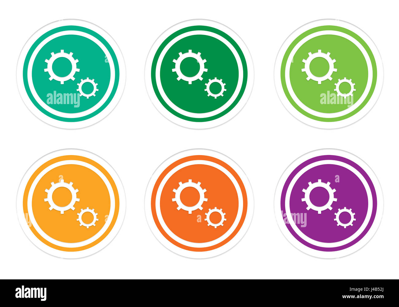 Rounded gears hi-res stock photography and images - Alamy