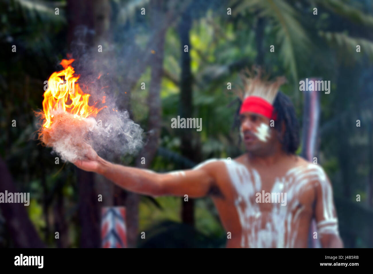 Aboriginal Fire Making High Resolution Stock Photography and Images - Alamy