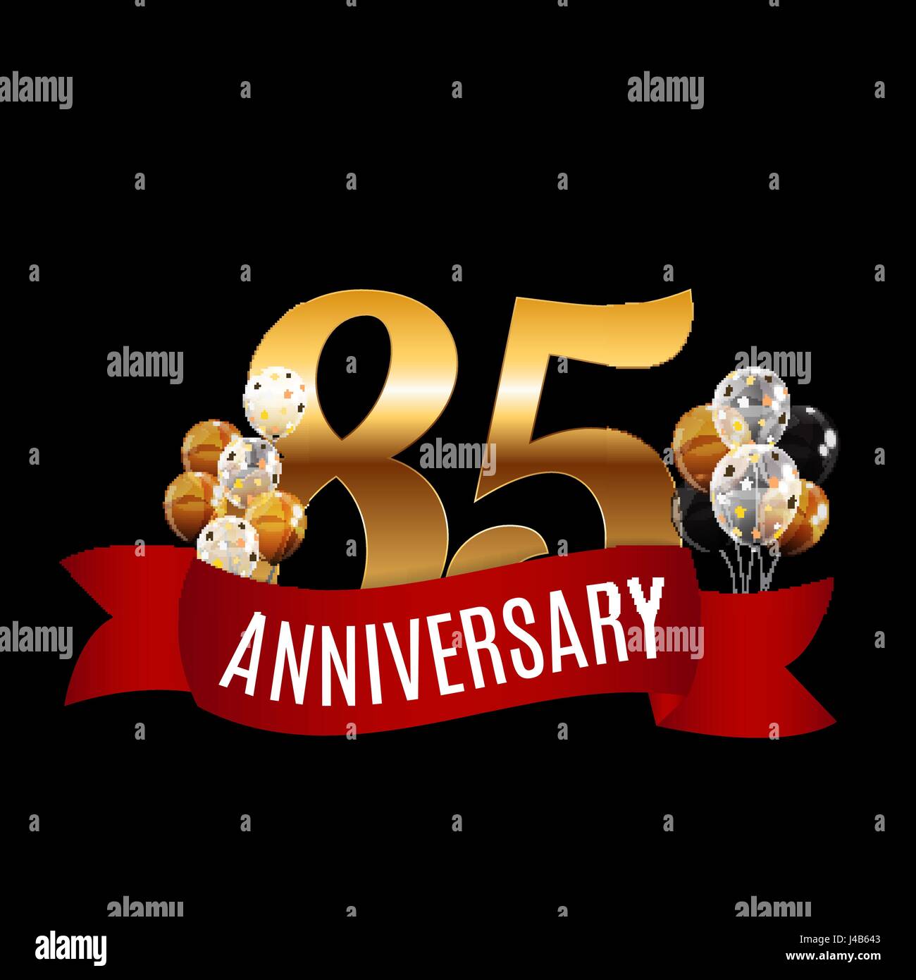 85 anniversary Stock Vector Images - Alamy