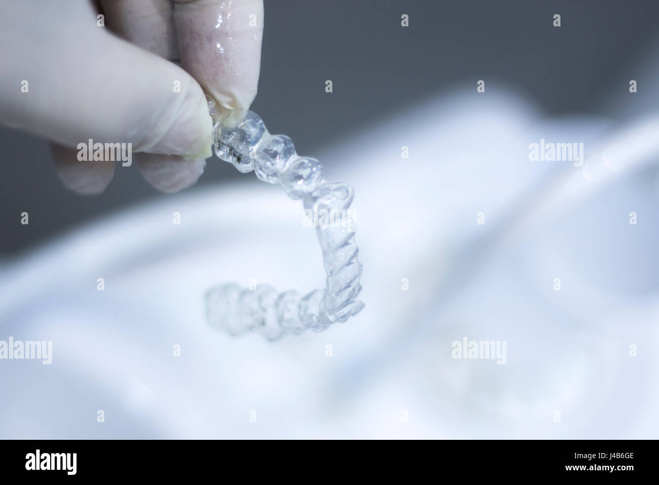 Invisible retainers dental straightener and aligner brackets used to ...