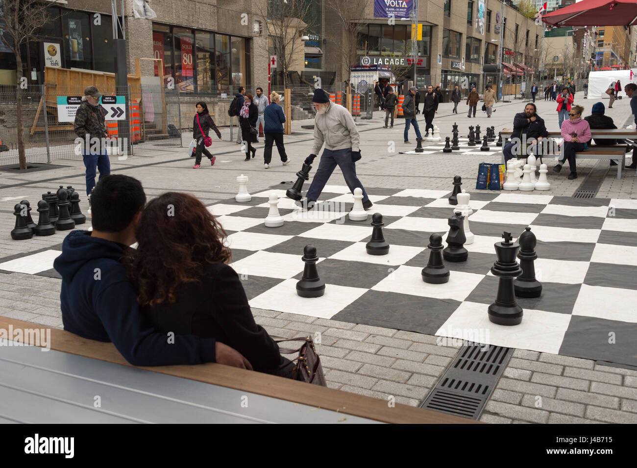 Oversized chess board hi-res stock photography and images - Alamy
