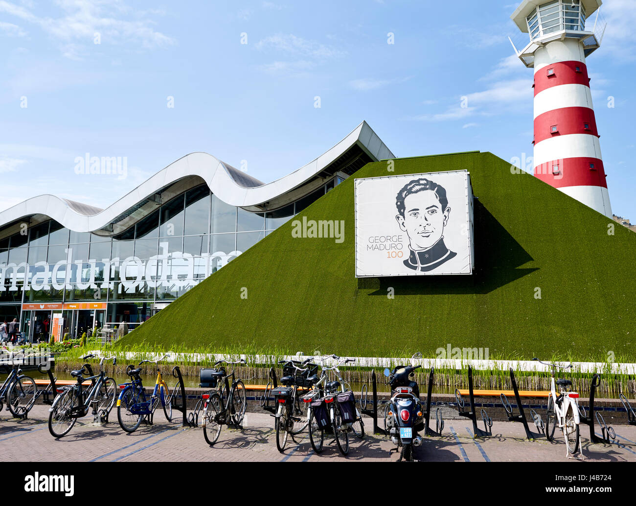 Madurodam, a miniature park and tourist attraction in the Scheveningen ...
