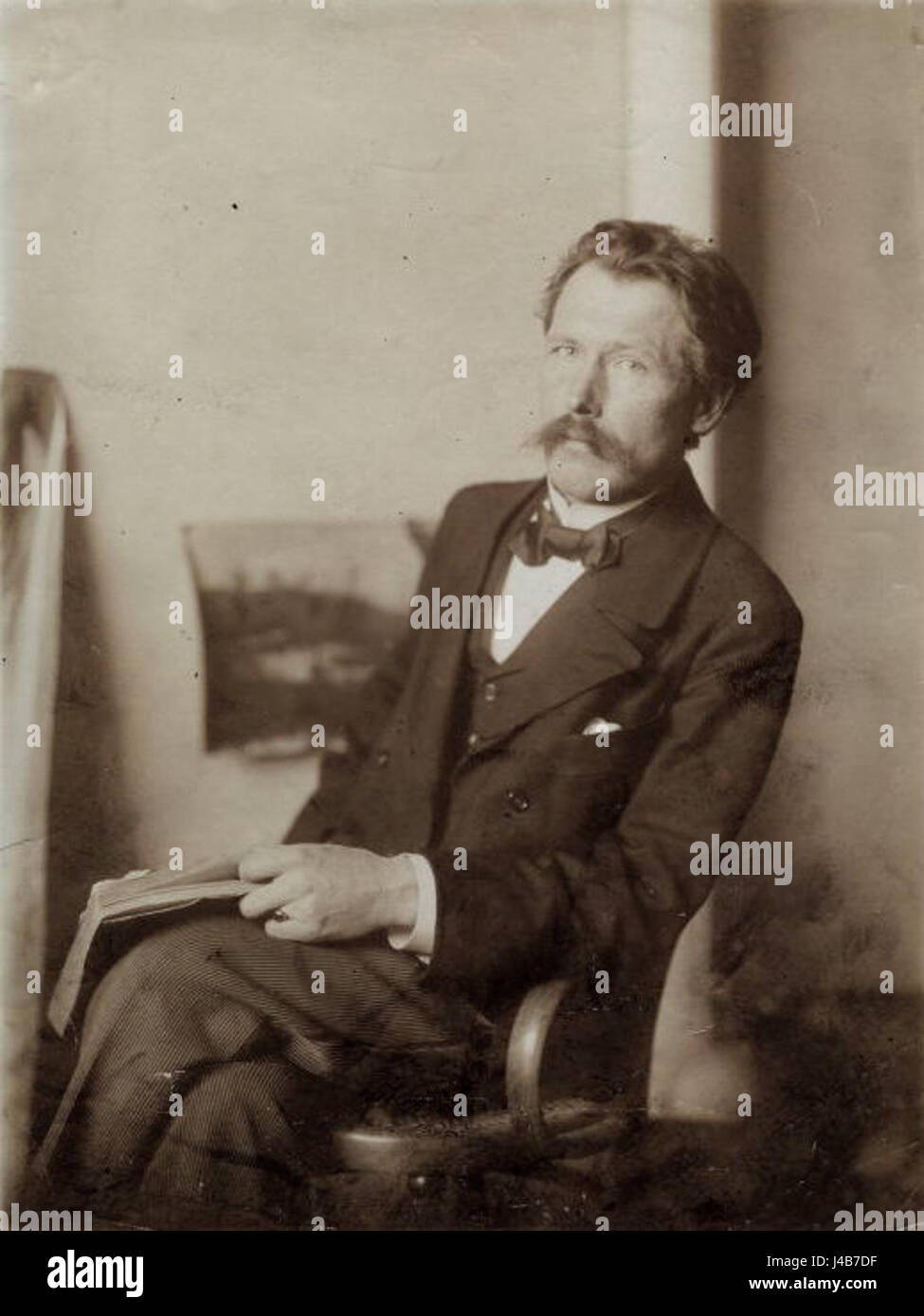 A photograph of Paul Raud, possibly a notable artist or subject in a ...