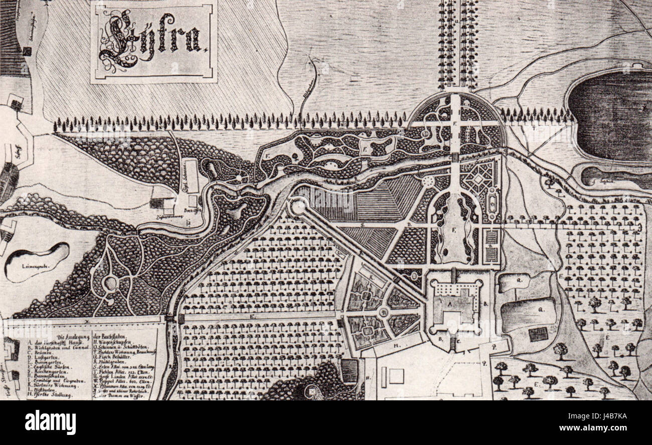 The Plan Eythra is a historical map or blueprint that likely details an ...