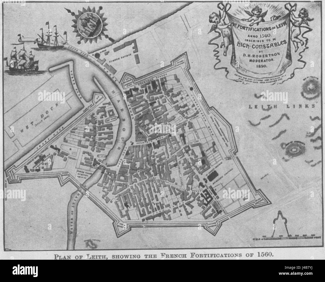 French historical map Black and White Stock Photos & Images - Alamy