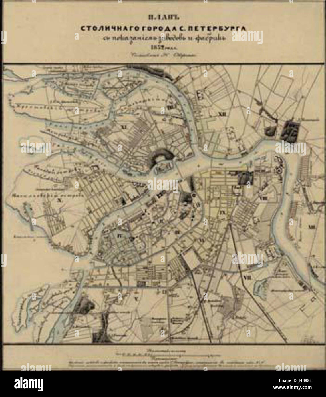 Plan SPb 1853 likely refers to a historical plan or map related to St ...