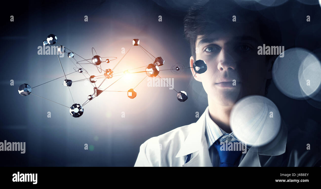 Wireless interaction and connection . Mixed media Stock Photo - Alamy