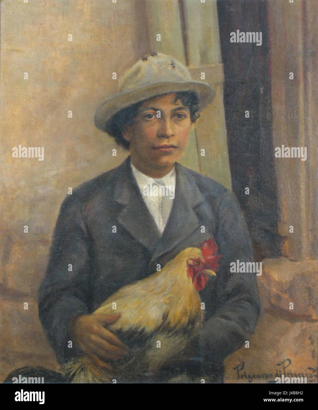 Polycarpo di Primio O Menino e a Ave Stock Photo - Alamy