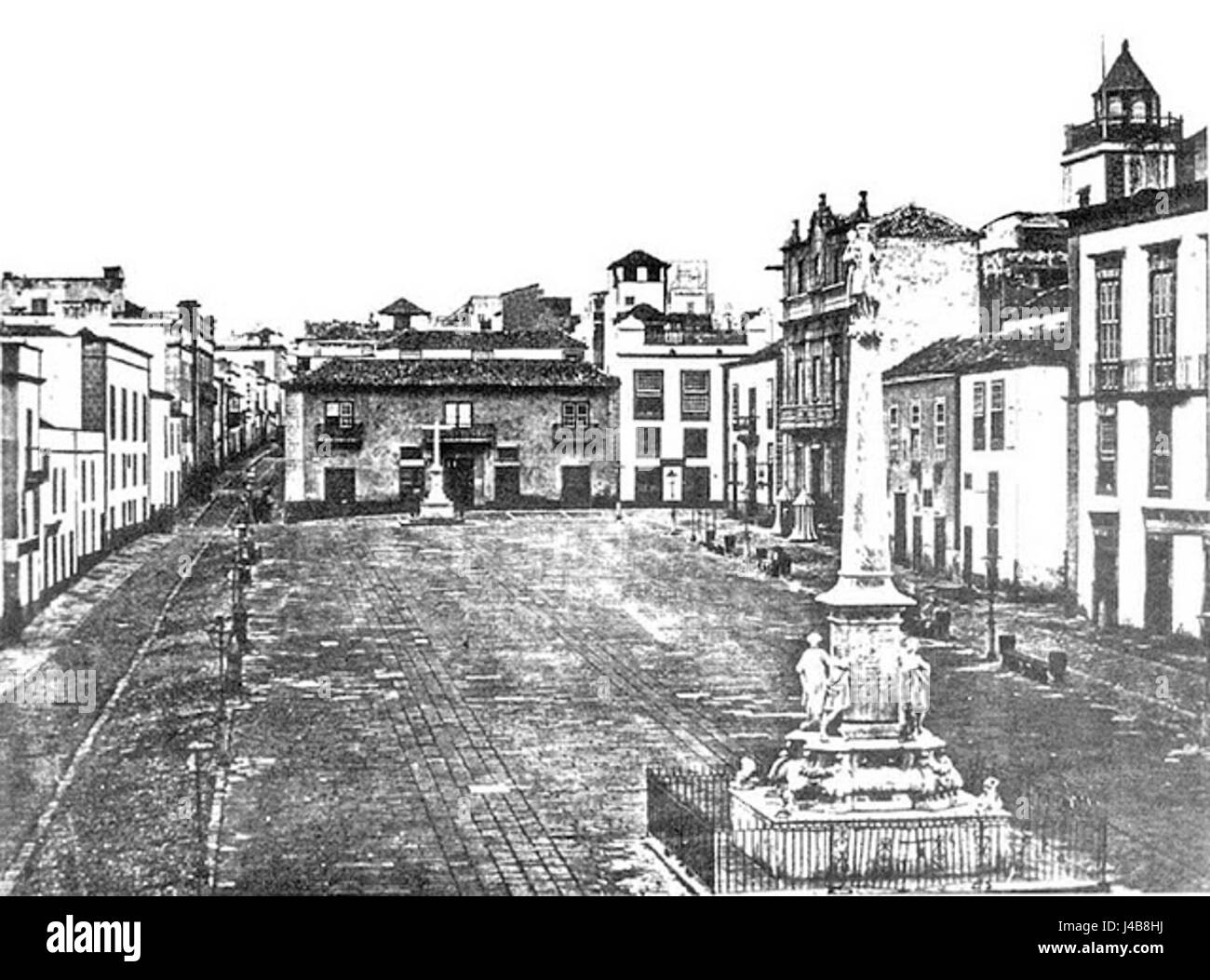 Image captures public square Black and White Stock Photos & Images - Alamy