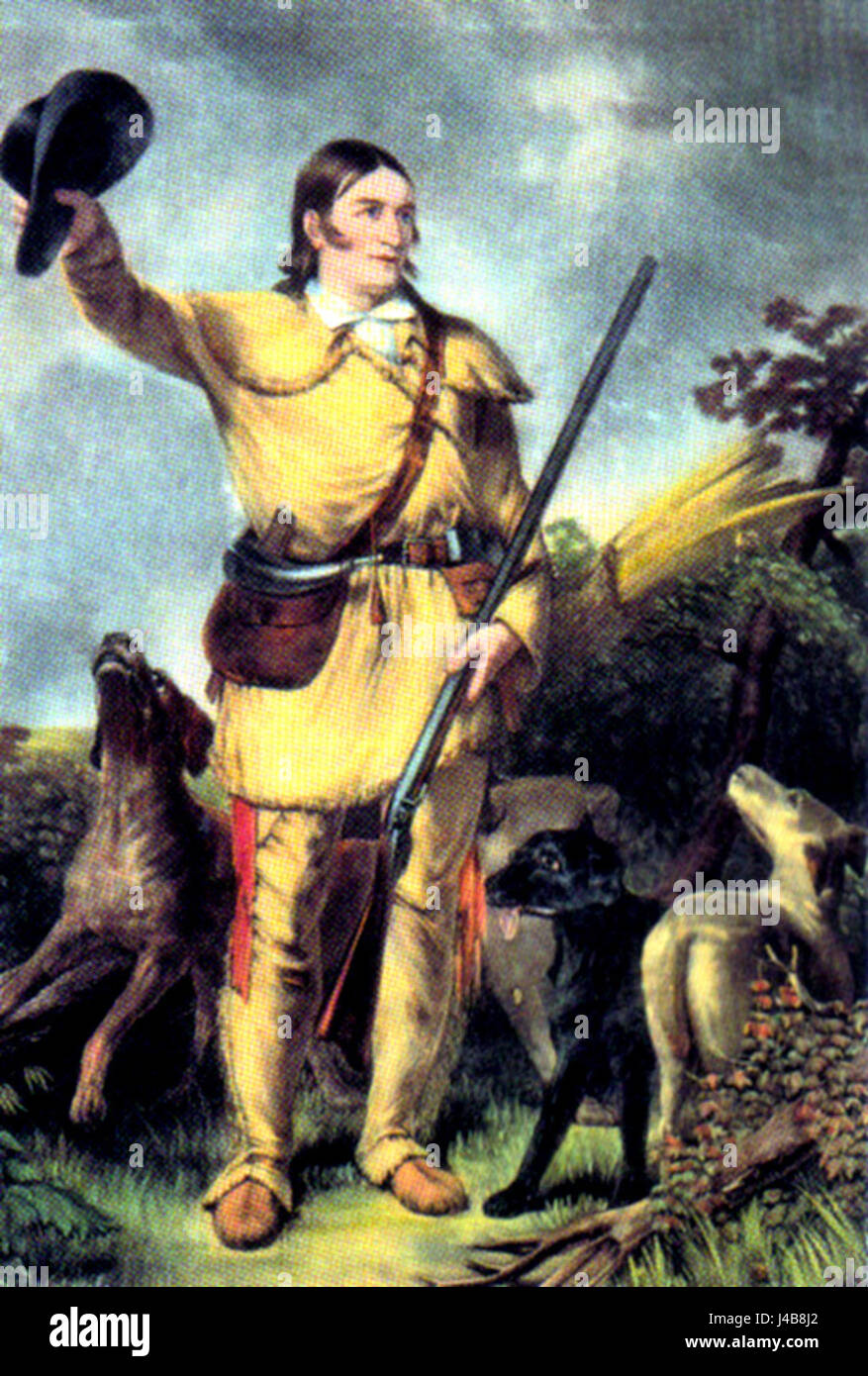 Davy crockett hi-res stock photography and images - Alamy
