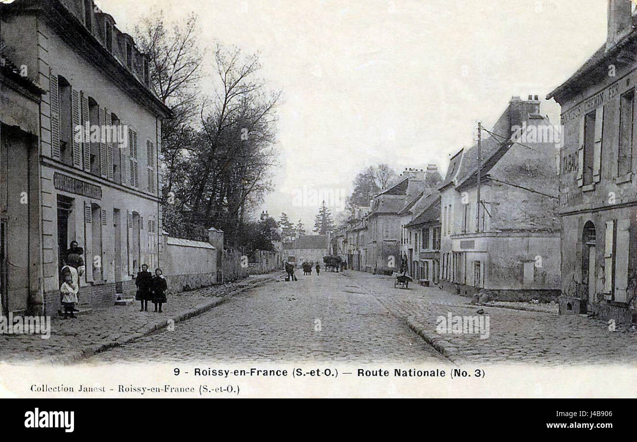 Roissy en France Route Nationale Stock Photo - Alamy