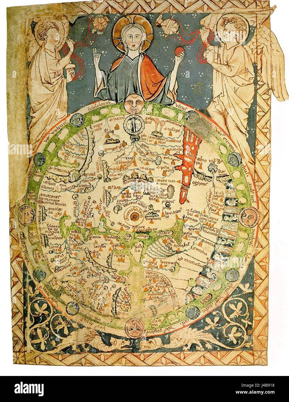 The Psalter Mappamundi is a historical manuscript combining religious ...