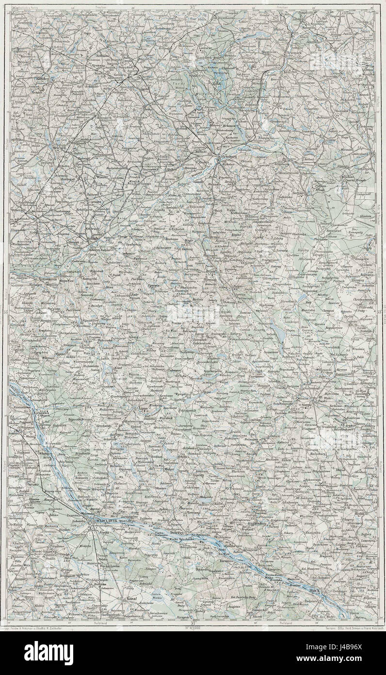 Map of plock hi-res stock photography and images - Alamy