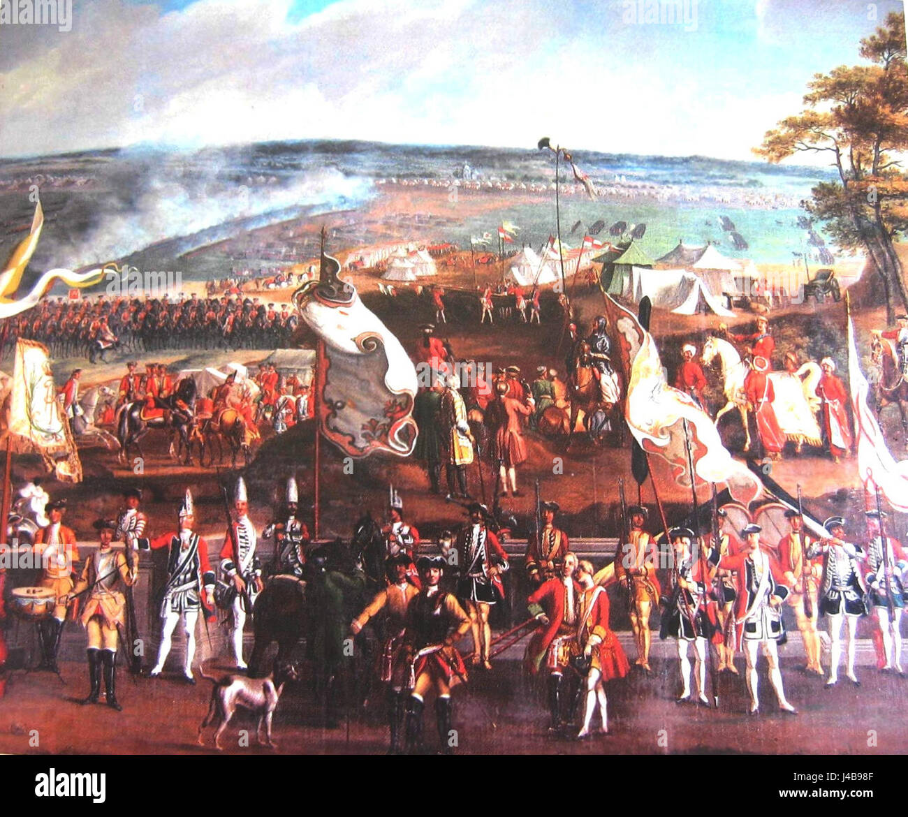 Polish Saxon army in 1732 Stock Photo - Alamy