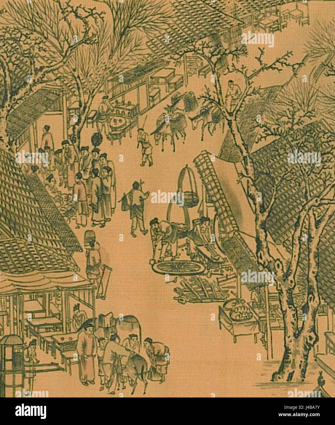 'Qingming shanghe tu' (Along the River During the Qingming Festival) is ...