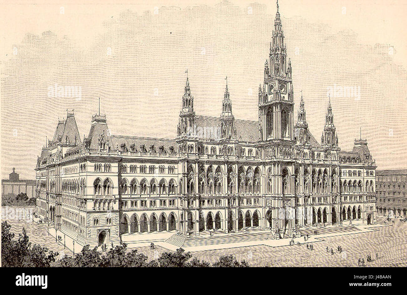 Rathaus Wien is the City Hall of Vienna, Austria, known for its iconic ...