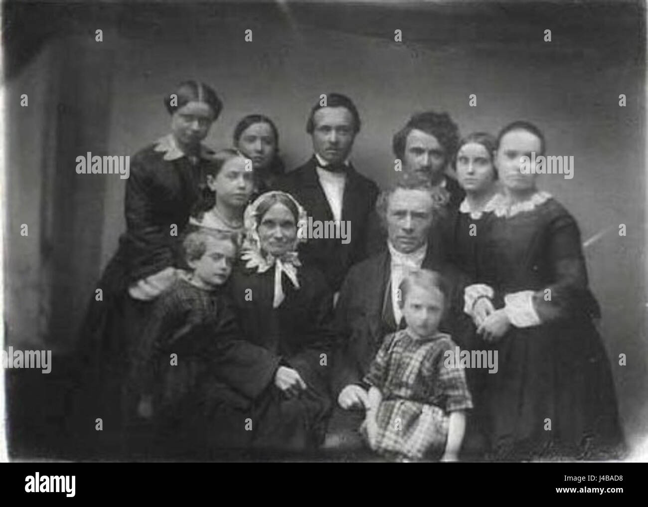 This photograph or painting by Juncker Jensen depicts Peter Andreas ...