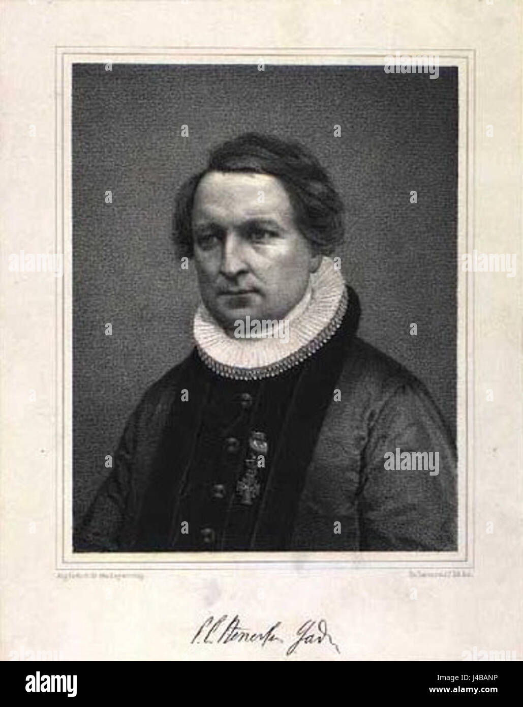 This sculpture by August Barlach depicts Peter Christian Stenersen Gad ...