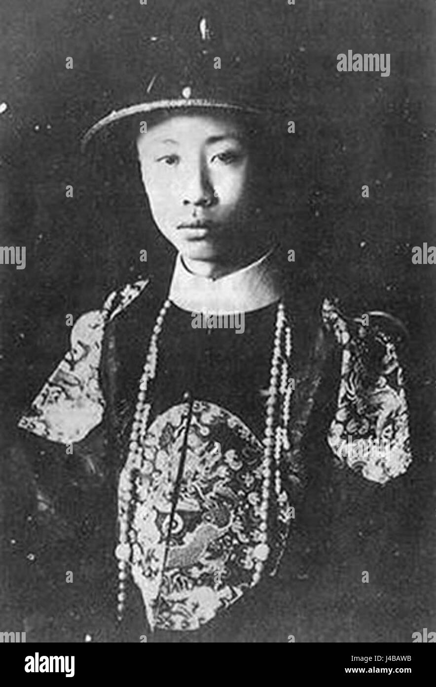 Puyi, emperor of china Black and White Stock Photos & Images - Alamy